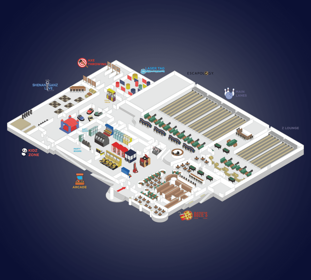 Map of FUN! | Shenaniganz